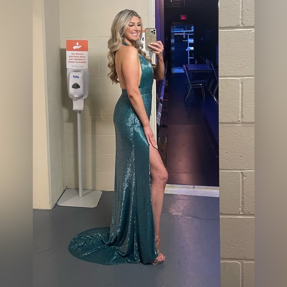 Ashley Lauren | Dresses | Custom Ashley Lauren Fully Beaded Evening ...